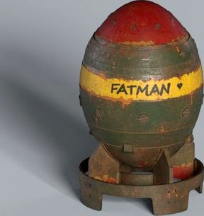 Mininuke Fallout Fatman Bomb 3d model
