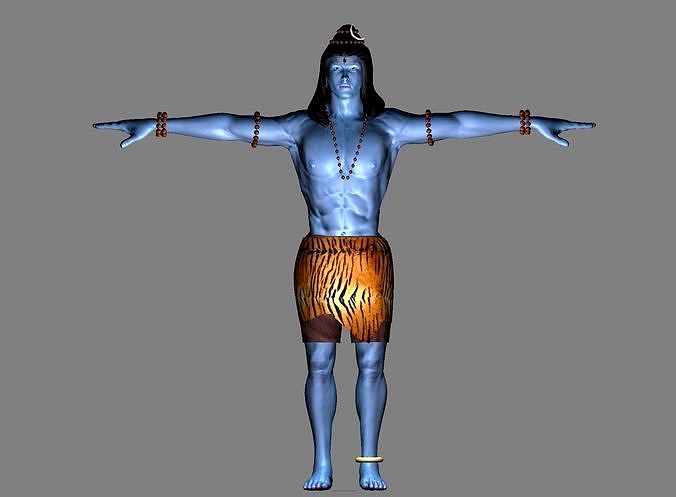Lord Shiva 3d model