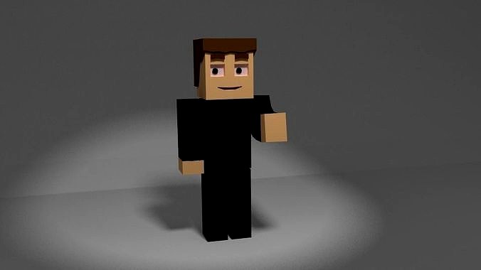 Minecraft Character 3d model