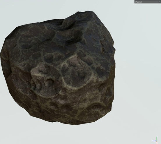 Low poly Realistic Meteor m4 3d model