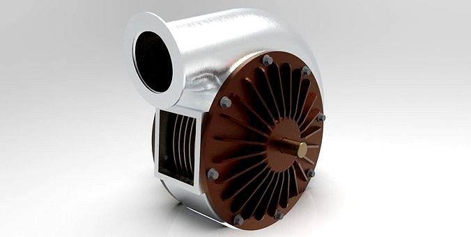 Turbo Pump For Solidwork 3d model
