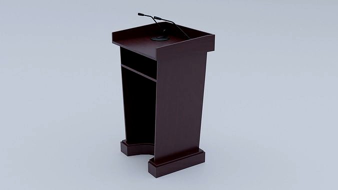 Wood Pulpit 3d model