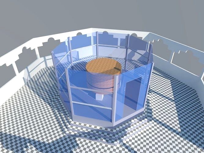 gong nekara building 3d model