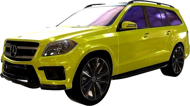 Mercedes Benz GL Series Luxury SUV 3D Model