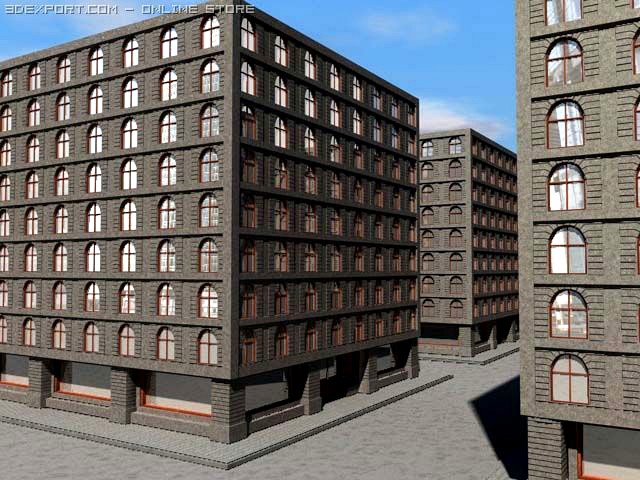Download free City Building 3D Model