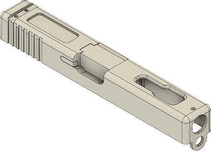 Glock 18C AEP Cyma airsoft slide replacement STL | 3D model