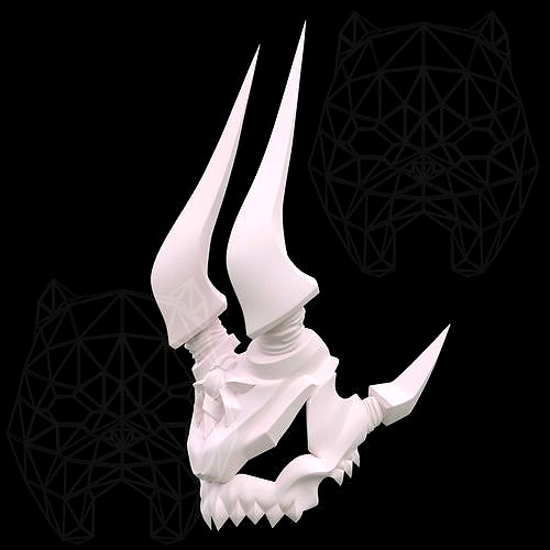 Phantom Ganon Mask | 3D model