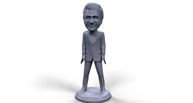 Bill Clinton stylized high quality 3D printable miniature | 3D model