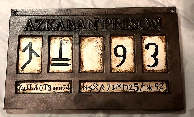 Azkaban Prison Sign | 3D model