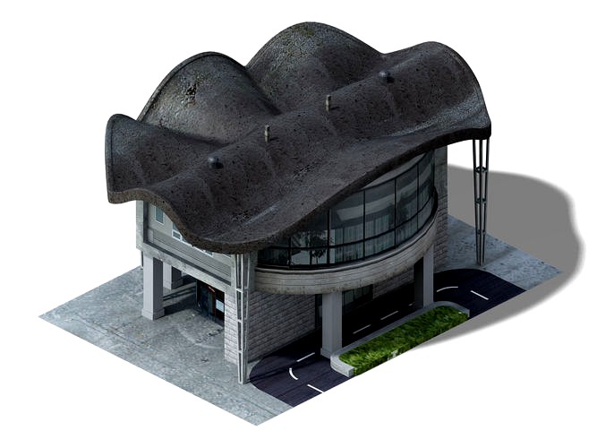 Heterogeneous - Building 02 3d model