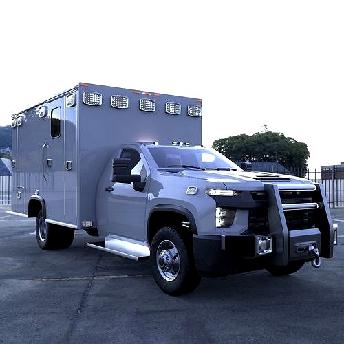 Silverado 2021 Ambulance 3d model
