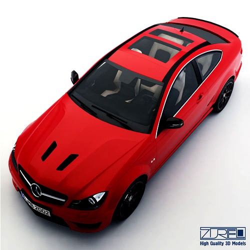 Mercedes-Benz c63 AMG edition 507 3d model