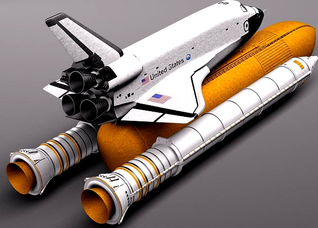 Space Shuttle Discovery 3D Model