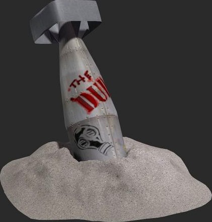 bomb missile 3d model