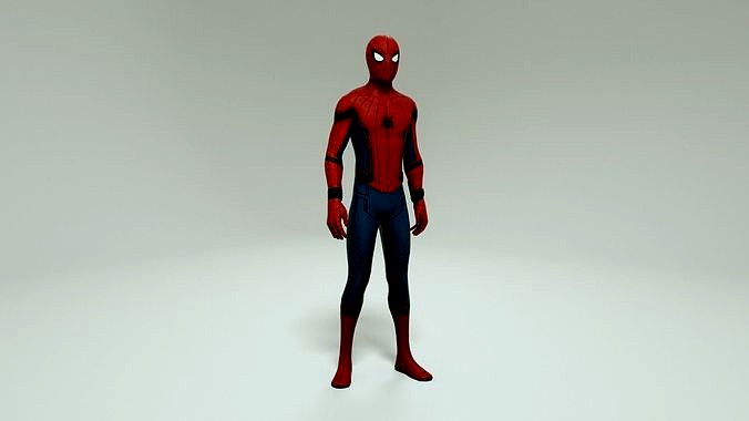 SPIDER-MAN HOMECOMING VERSION - 3D MODEL RIGGED