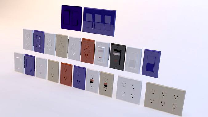 Rocker Switch Complete Collection 3d model