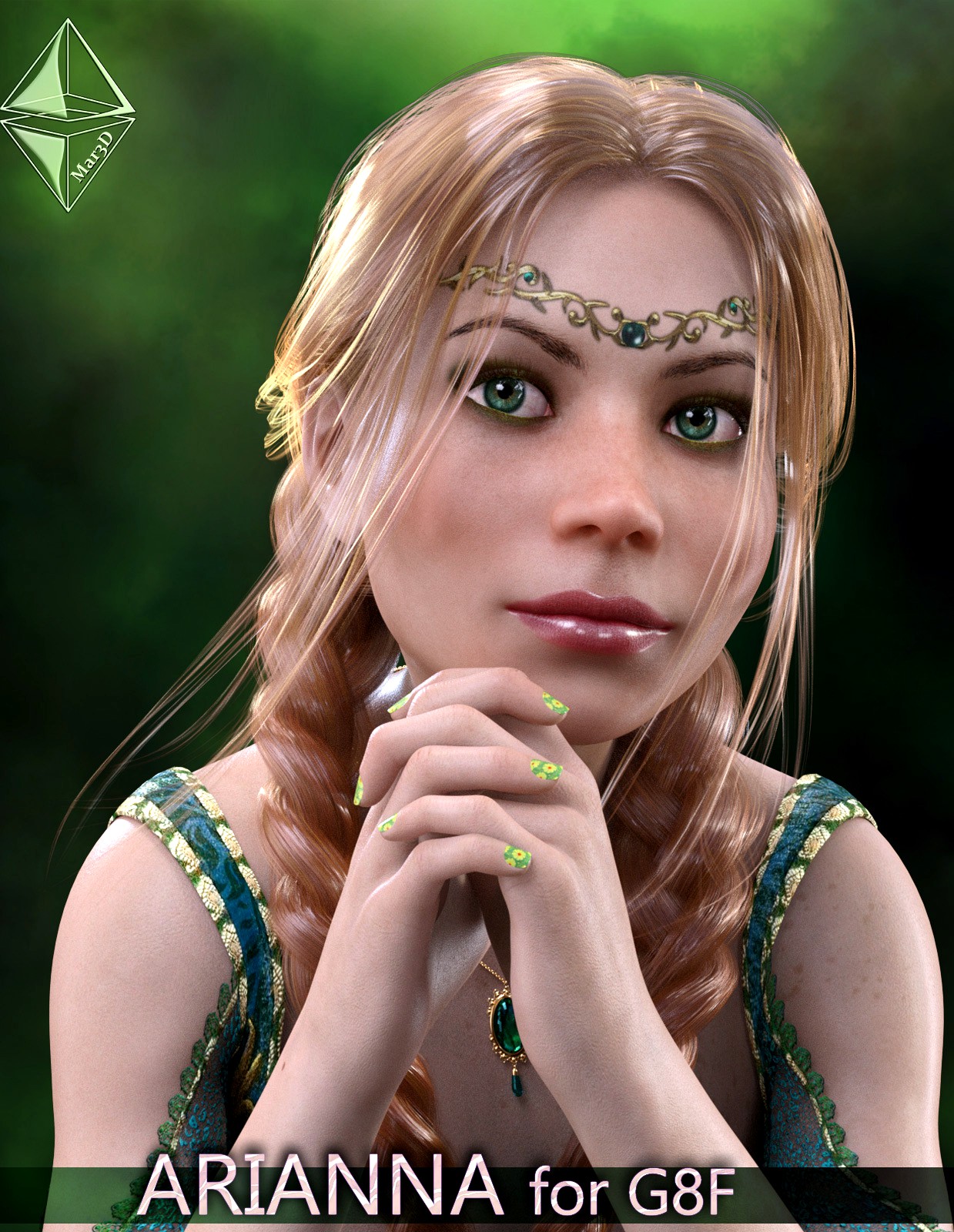 Arianna for G8F 3d model