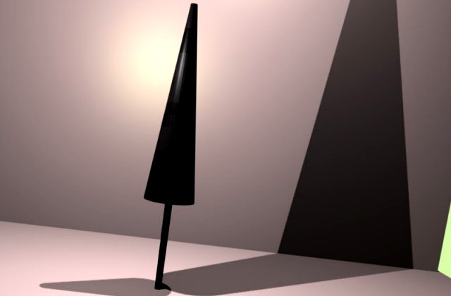 Medieval jousting lance 3D Model