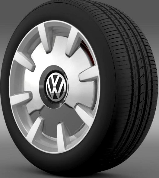 VW Beetle Design 2012 wheel 3D Model