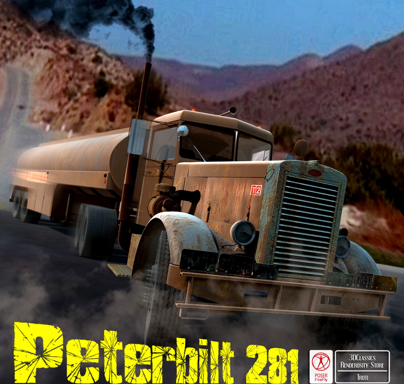 PETERBILT 281 1955 3d model