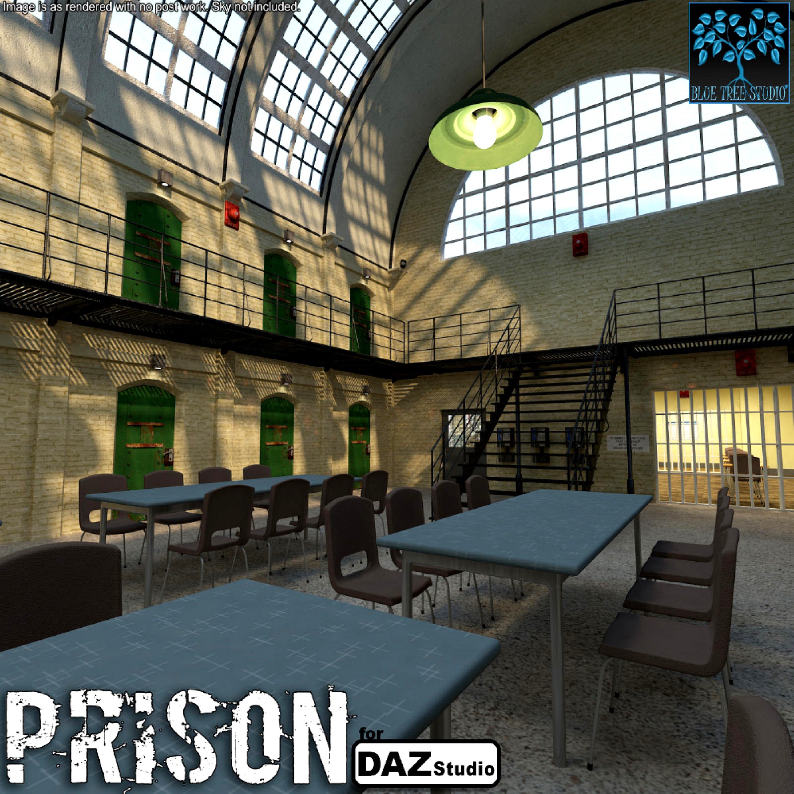 Prison for DAZ|Studio 3d model