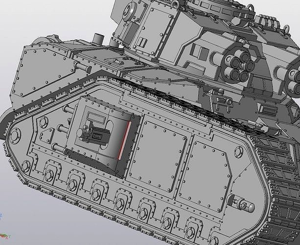 Solar Lord Vulcan tank | 3D model