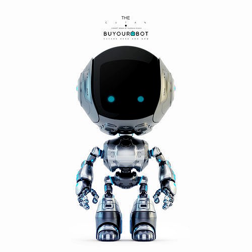 Fun bot I digital toy 3d model