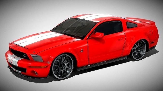 Ford Shelby Mustang GT500 3D Model