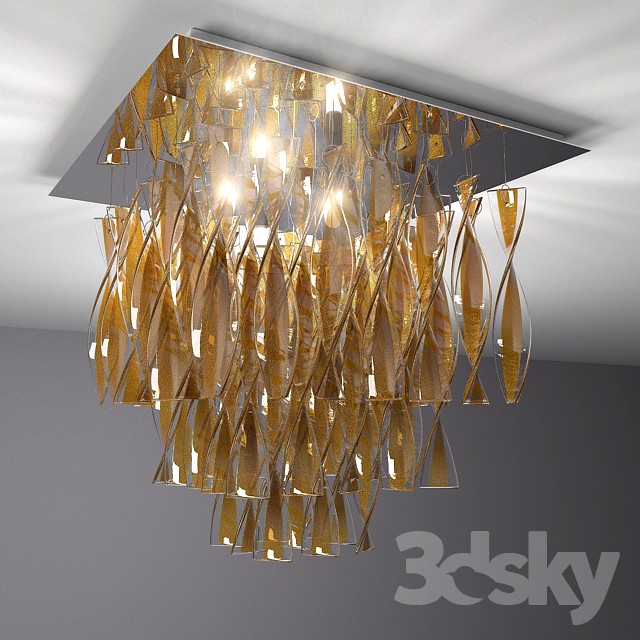 CEILING LIGHT AXO LIGHT PLAURAPXTACRE27 3d model