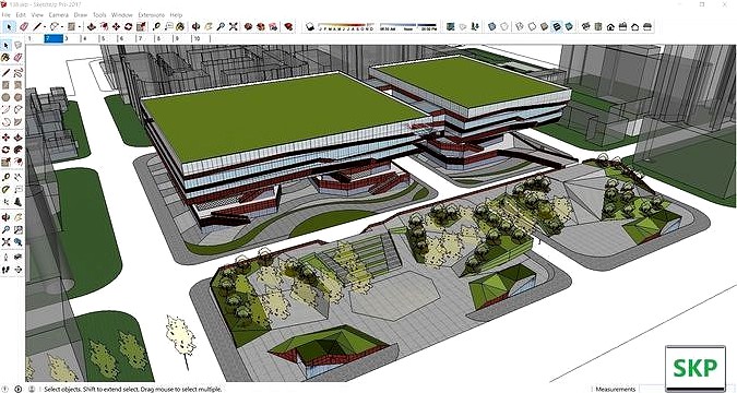 Sketchup Museum 138 3d model
