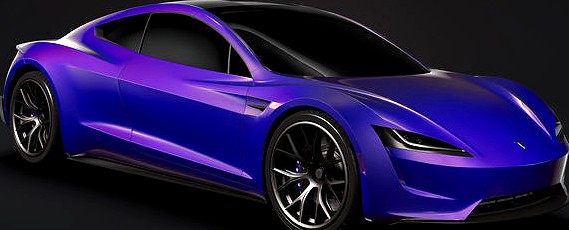 Sport Car Tesla Roadster 2020 3D model