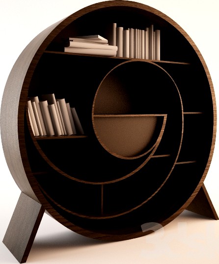 Circular Library 3d model