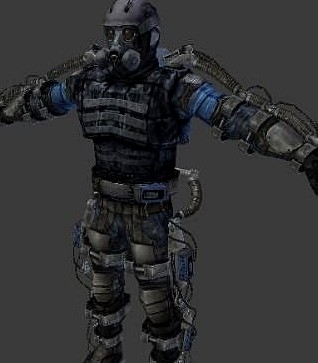 STALKER personage 3d model