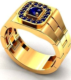 rolex ring men 3d model