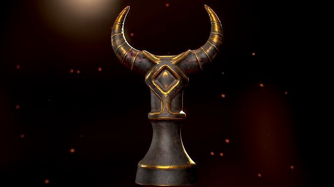 Gold Totem 3d model