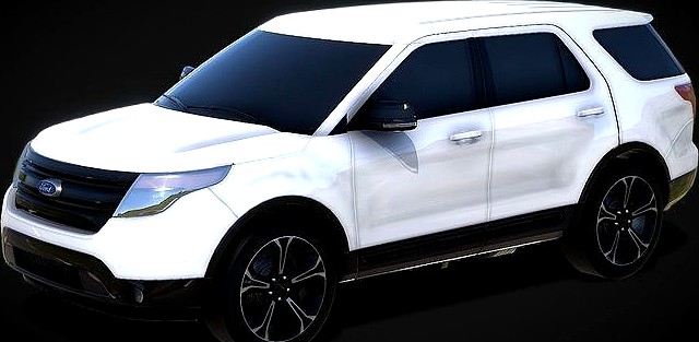 Ford Explorer SUV 3D Model