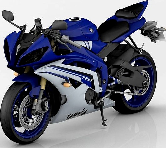 Yamaha R6 3d model