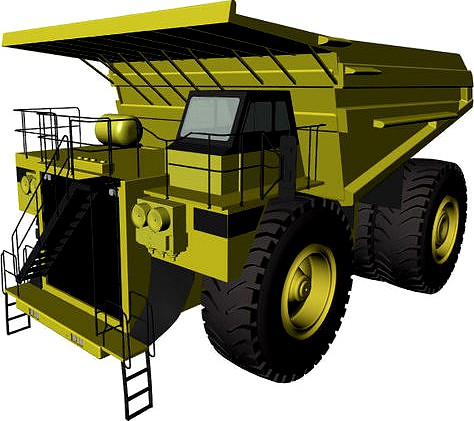 Caterpillar 785 truck 3d model