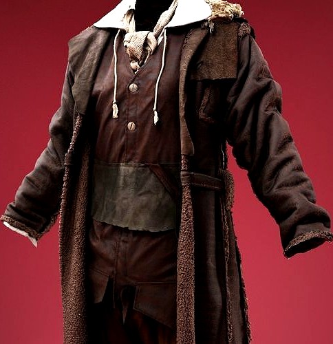 Wood Cutter Coat Costume 3d model