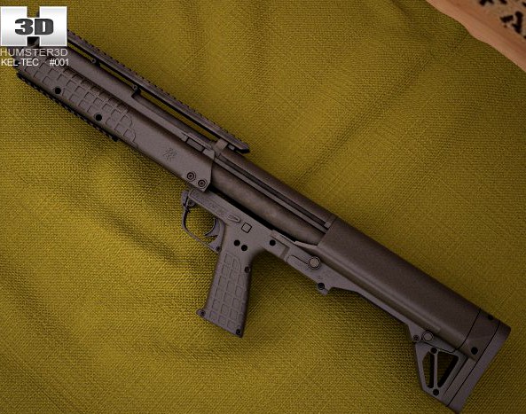 KelTec KSG 3D Model
