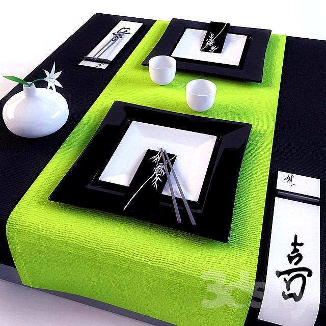 Place Settings 3d model