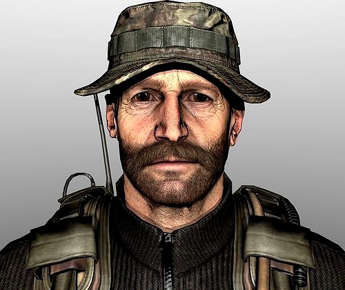 Captain Price - MW 2 model 3d