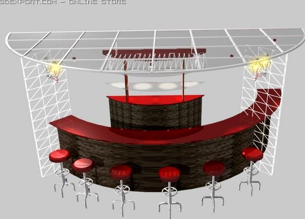 mini bar 3D Model