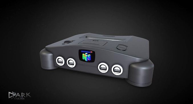 Nintendo 64 Console 3d model