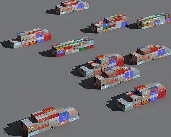 container 3d model