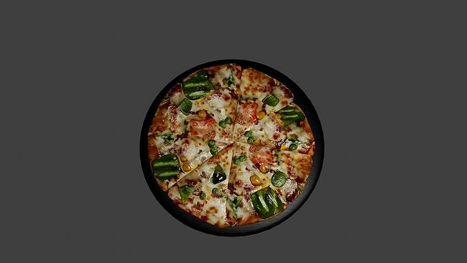 pizza 3d model