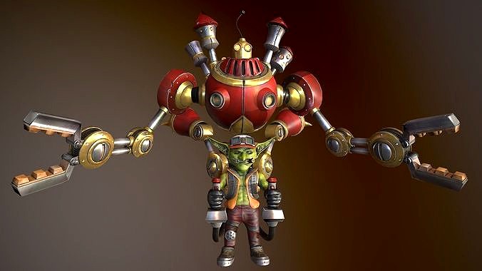Gazlowe Heroes of the storm Replica 3d model