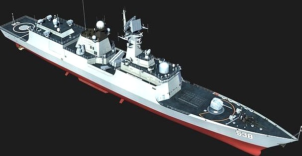 Chinese Navy Type 054A Jiangkai II Class Frigates FFG054A 3d model