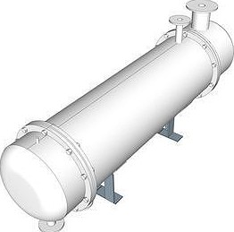 Shell and Tube Vessel 3d model