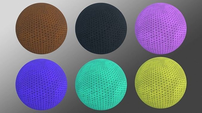 Carpet tileable textures pack 3d model